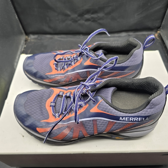 Merrell | Shoes | Merrell Black And Purple Hiking Shoes | Poshmark
